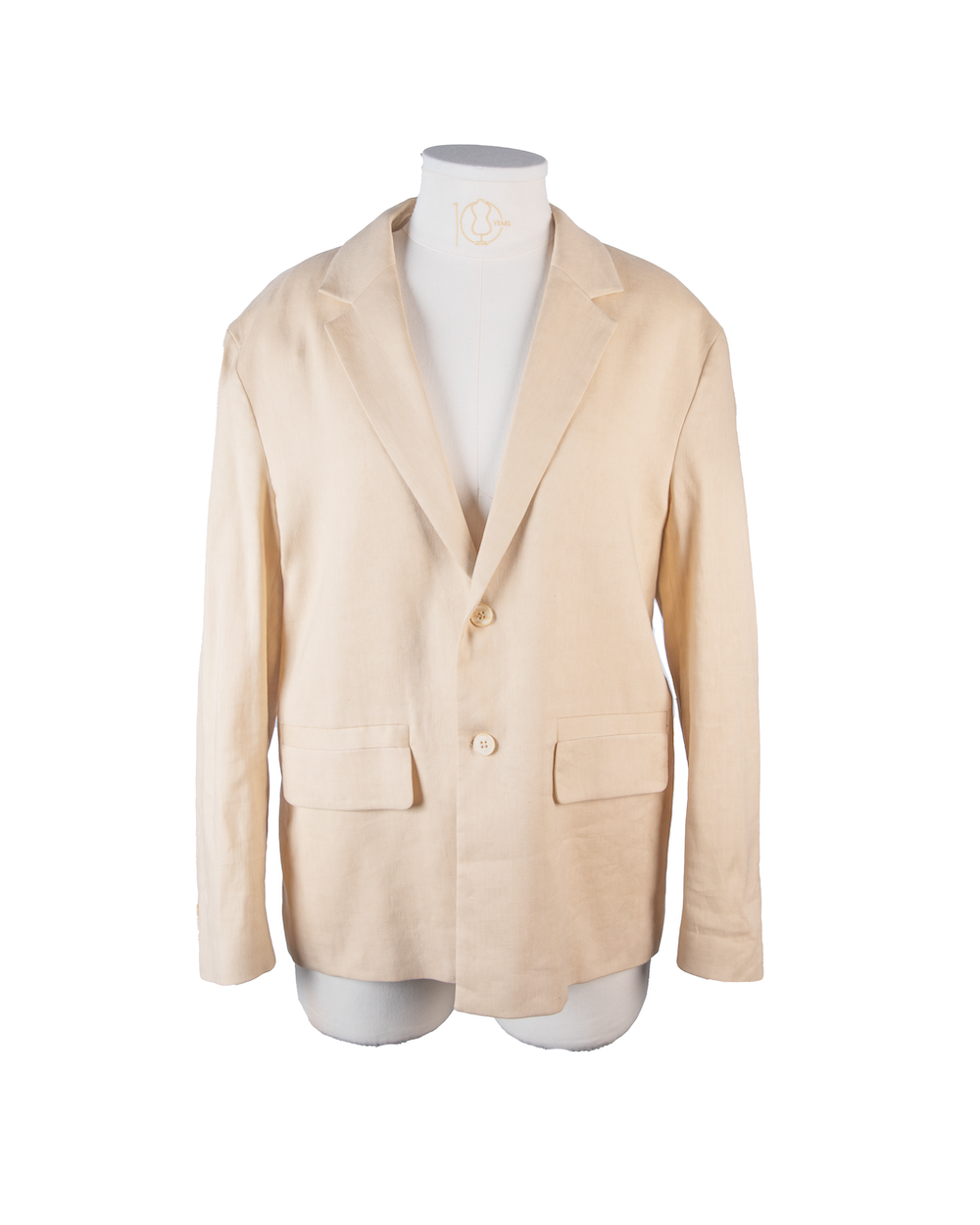 Acervo YK. BLAZER LINHO BEGE MASCULINO